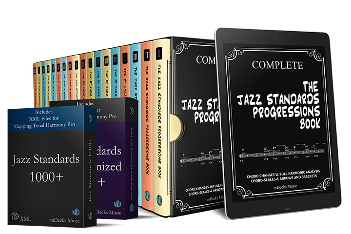 The Jazz Standards Progressions Book in 18 Volumes (PDF & Paperback ...